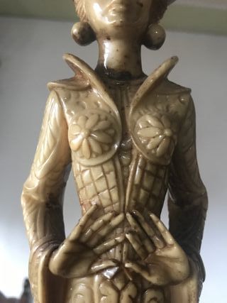 statuetta orientale in alabastro originale 