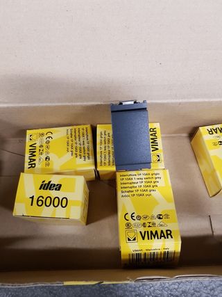 VIMAR 16000 INTERRUTTORE UNIPOLARE 1 P 10 A GRIGIO