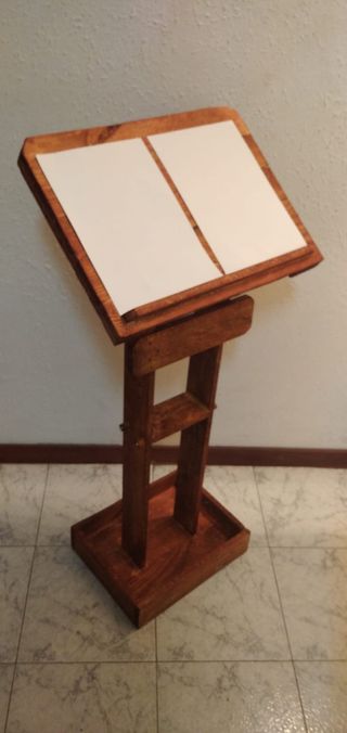 Atril rustico palets hosteleria