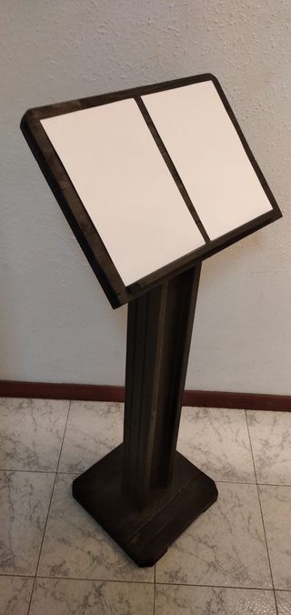 Atril rustico palets hosteleria