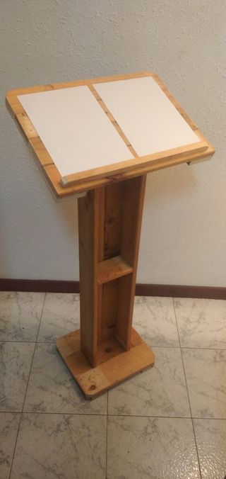 Atril rustico palets hosteleria