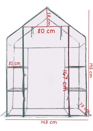 Serra da esterno per giardino o balcone 