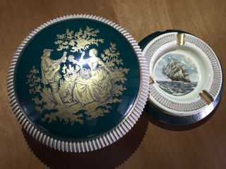 ceramiche fiorentine portacenere e posa tutto