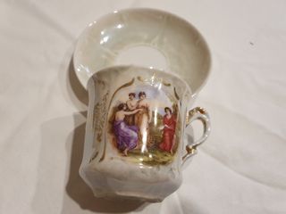 Servizio 3 tazze da the anni 50 con piattini