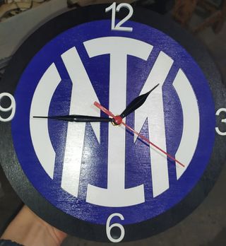 Orologio da parete stemma Inter