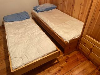 Letto Singolo con secondo letto a scomparsa