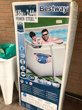 Bestway STRUTTURA piscina rettangolare Power Steel