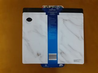 Set 4 taglieri plastica effetto marmo e travertino