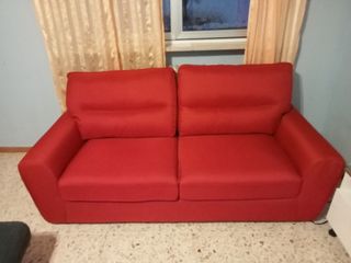 divano rosso 2 piazze lunghezza 2metri