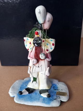 pagliaccio in ceramica