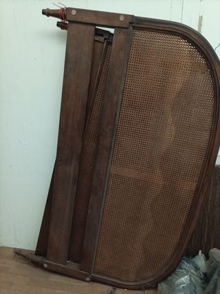 Letto matrimoniale in vimini