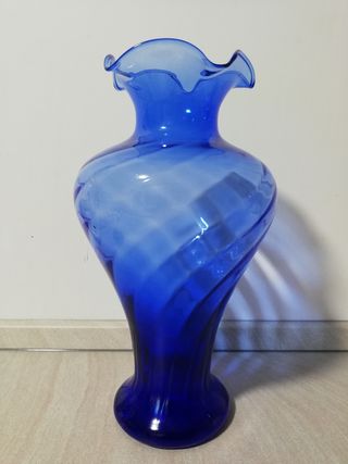 vaso fiori blu Vintage 32 cm