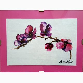Quadro Acquerello Orchidea