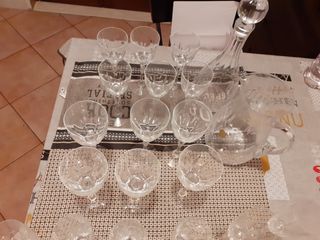 set bicchieri  vintage