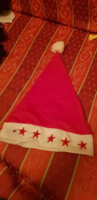 cappello di Natale che si illumina