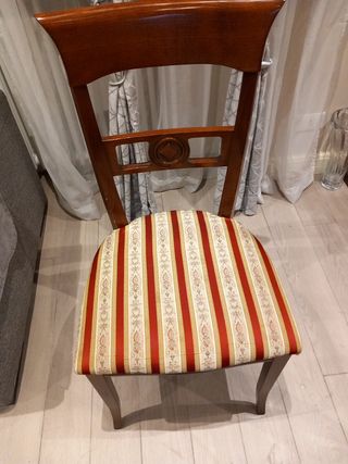 vendo n°6 sedie tappezzate 