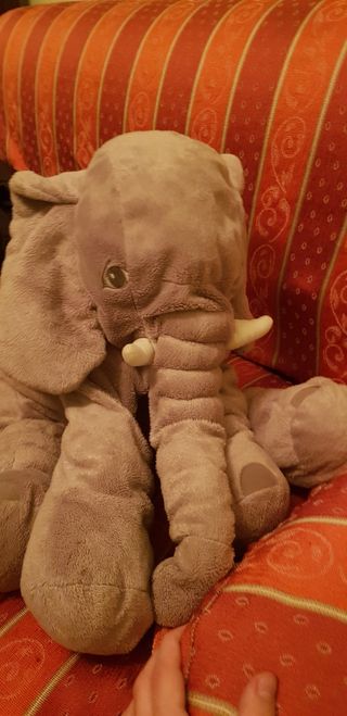 peluche medio grande elefante
