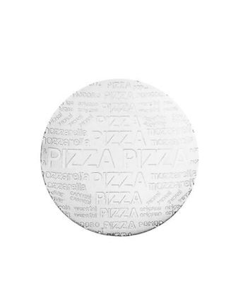 Set 6 piatti pizza in vetro trasparente 