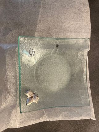 Piattino svuota tasche vetro 