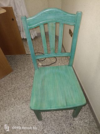 tavolo + 4 sedie verdi