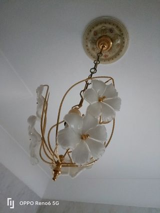 lampadario in vetro