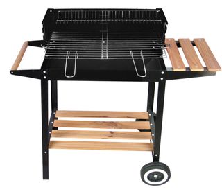 Barbecue braciere portatile legna e carbonella