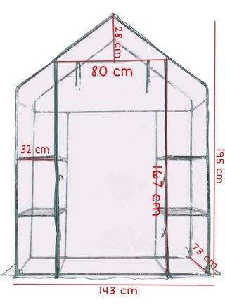Serra da esterno per giardino o balcone