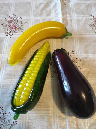 Frutta e ortaggi in vetro