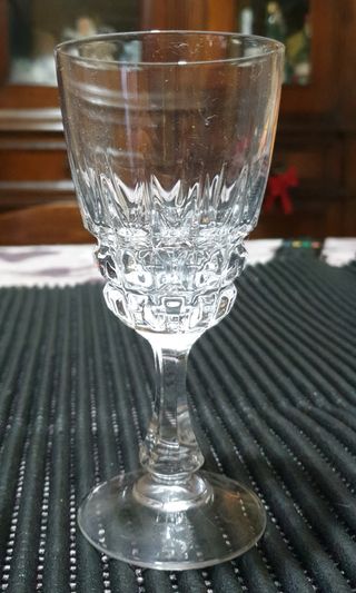 6 bicchieri vino  cristallo POMPADOUR