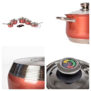 BATTERIA DI PENTOLE HERENTAL 12 PZ