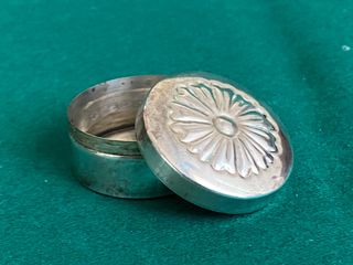 Portapillole in argento 800