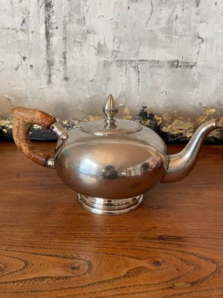 Teiera antica in silver plate 
