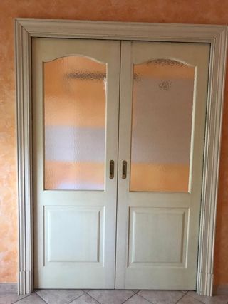Porta a scrigno con vetro