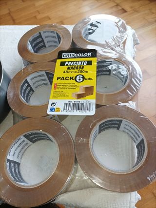 PRECINTO 200 MTS 48 MM MARRON