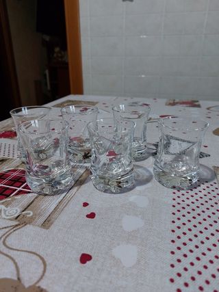 6 bicchierini per amaro o liquore 