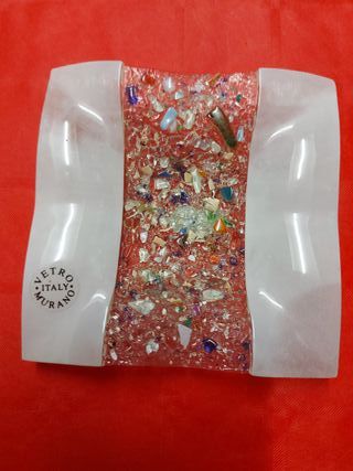 Vassoio vetro di murano