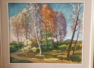 Grande dipinto di Taddei (1892 - 1974)