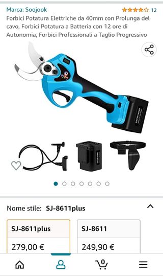 forbici potatura Elettriche