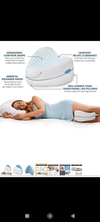 cuscino ergonomico per gambe 