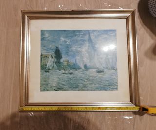 Quadro barca a vela in mare 