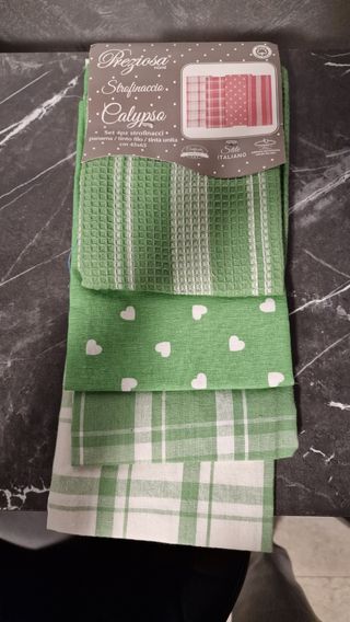 salviette per la cucina puro cotone