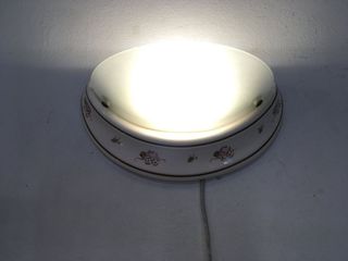 Aplic ceramica decorata e vetro