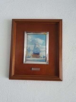 Cuadros esmaltados sobre metal