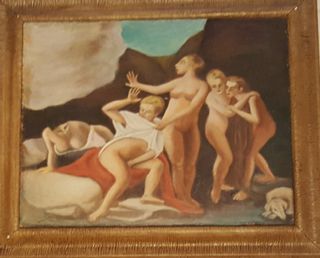 Dipinto olio ▪ La gravidanza di Callisto 