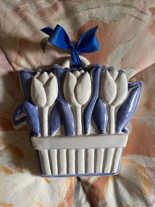 Formella Thun fuori produzione bianca e blu