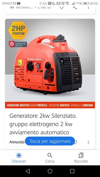 gruppo elettrogeno 2kw