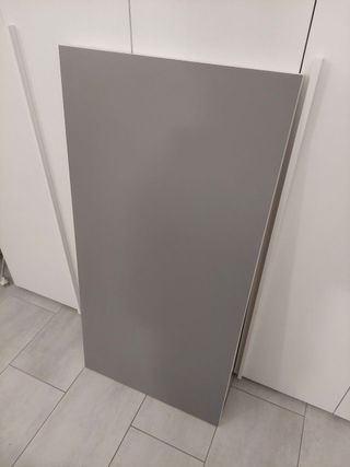 LAGKAPTEN Piano tavolo, grigio scuro