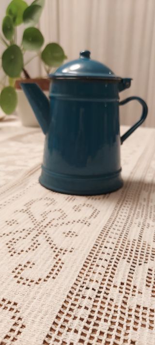 teiera vintage smaltata 