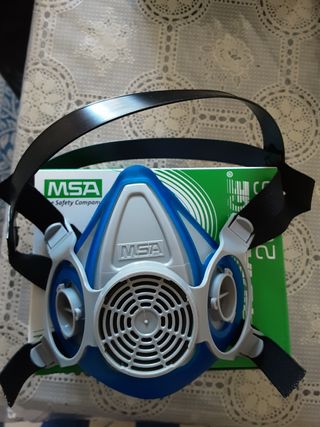 ,maschera da lavoro +2 filtri msa