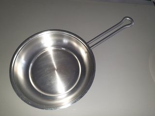 Padella doppio fondo acciaio inox